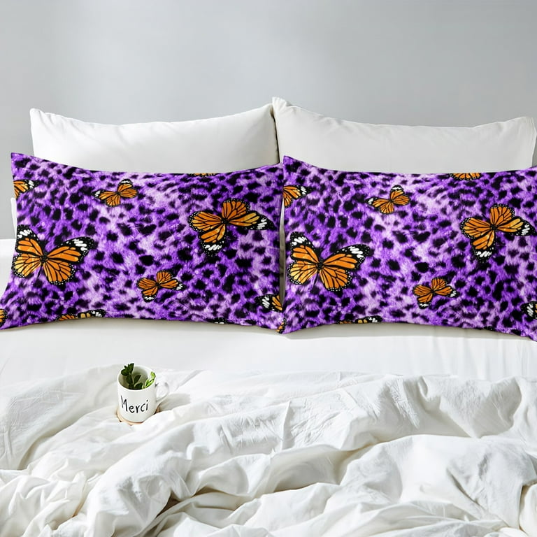 Purple Animal Print Bedding