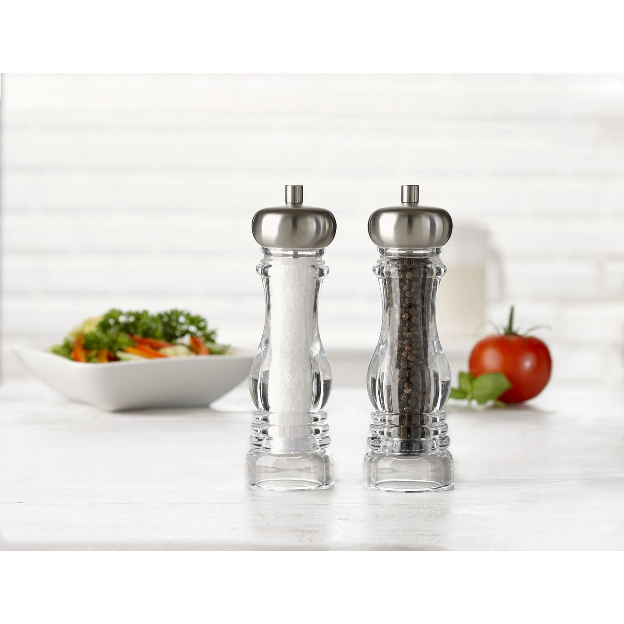 Click here for Trudeau Maison 8-Inch Acrylic Salt And Pepper Grin... prices