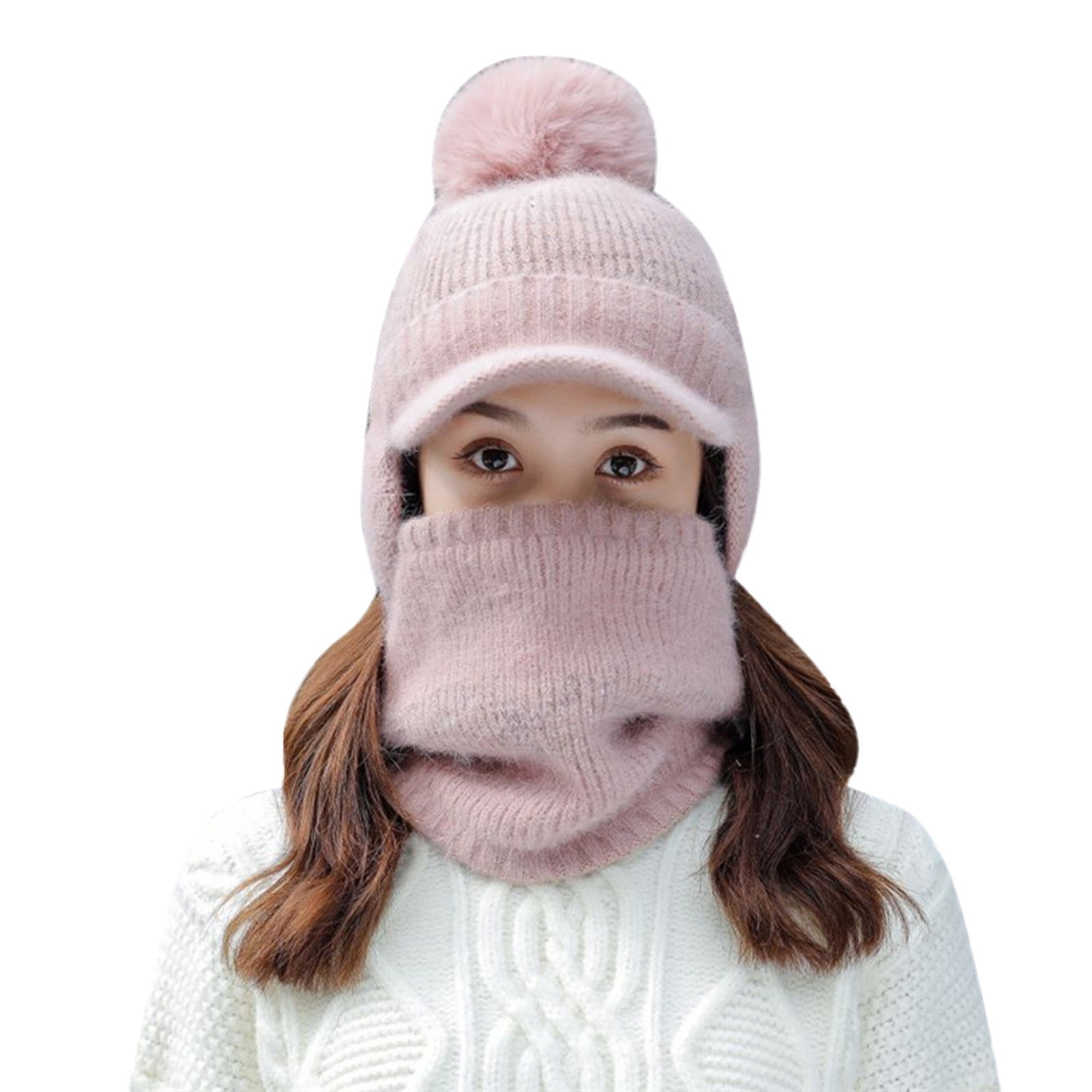 MRULIC baseball cap Womens Earmuffs Add Flocking Thermal MRULIC baseball cap Womens Earmuffs Add Flocking Thermal