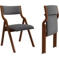 Folding Dining Chairs Set of Kitchen Chairs with Padded Cushions ...
