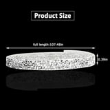 Dcoteh 0.4 Inch Resin Rhinestone Ribbons Self Adhesive Diamond Ribbon ...