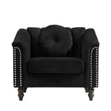 Microfiber Sofa Chair - Modern Living Room Seat - Walmart.com
