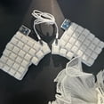 Silakka54 Split Ergonomic Mechanical Keyboard, 54-Key Column Staggered ...