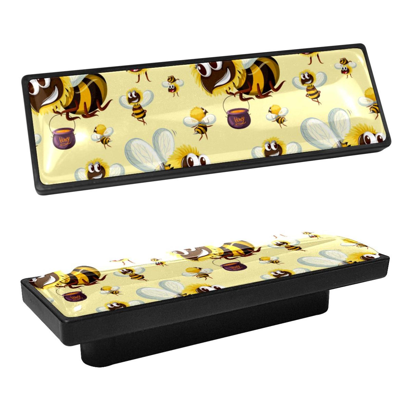 4 Pcs Rectangle Cabinet Handle Cupboard Knob Drawer Pulls Handle ...