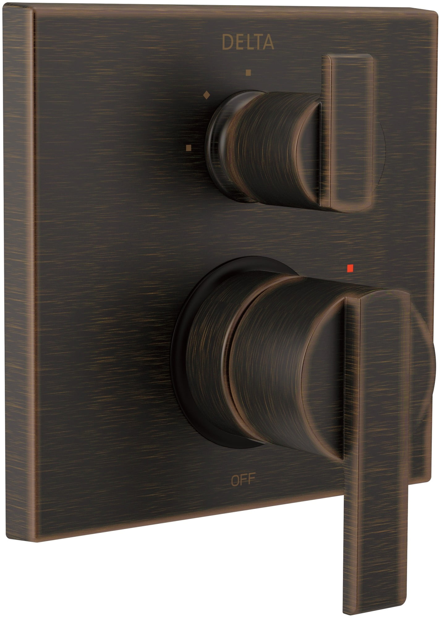 Delta Ara Angular Modern Monitor 14 Series Valve Trim with 3-Setting ...