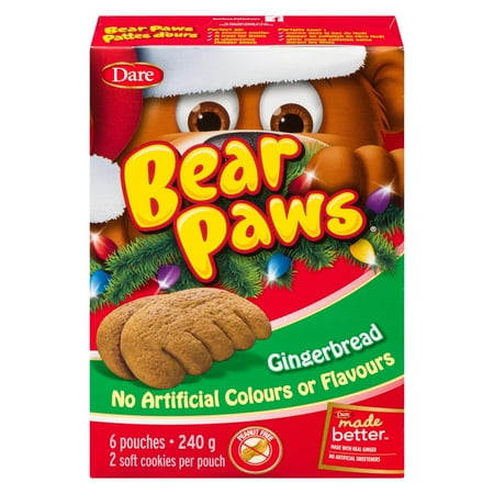 Bear Paws Gingerbread Cookies, 240 g - Walmart.ca
