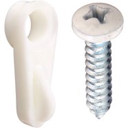 Nylon Screen Clip, White - Walmart.com