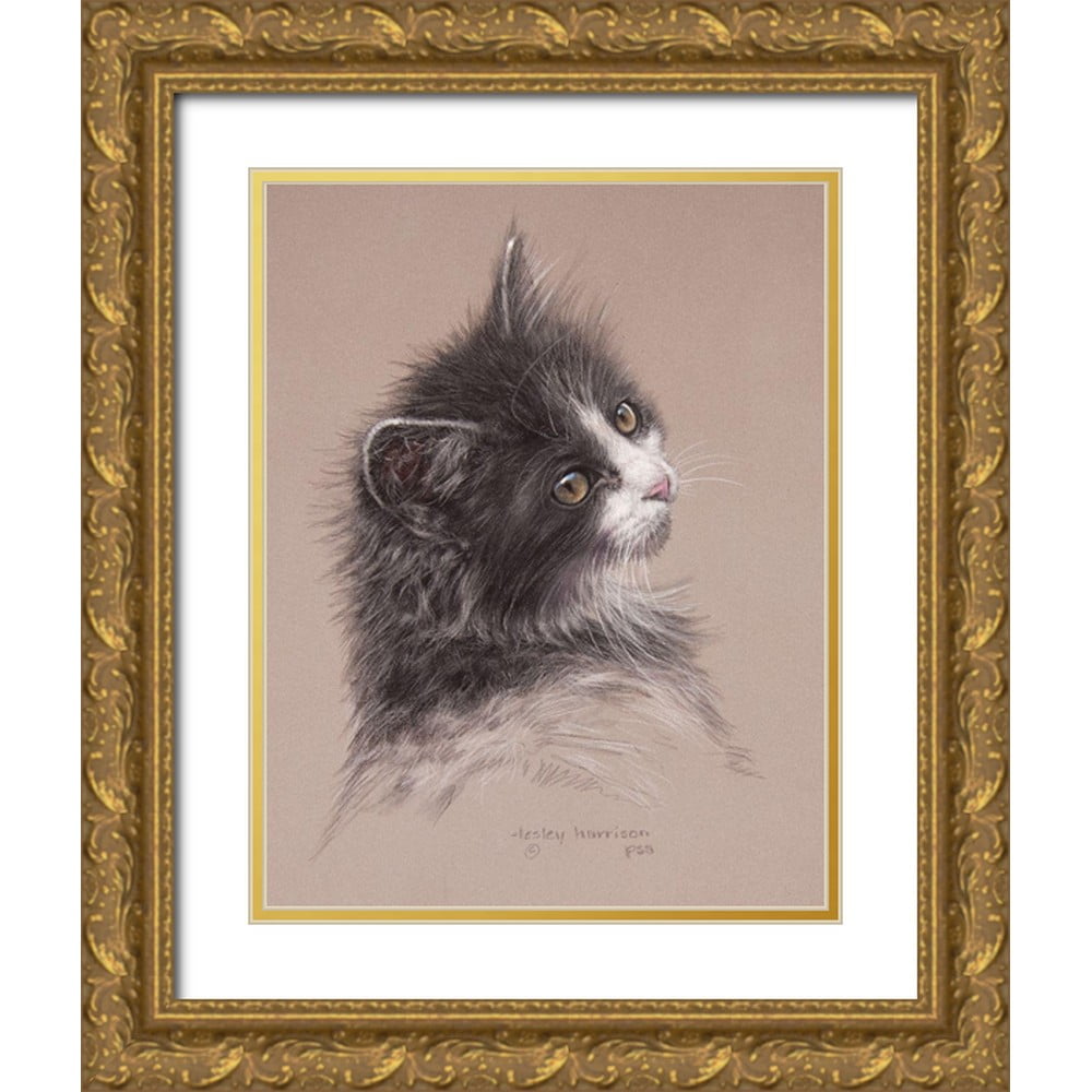 Harrison, Lesley 26x32 Gold Ornate Wood Framed with Double Matting ...