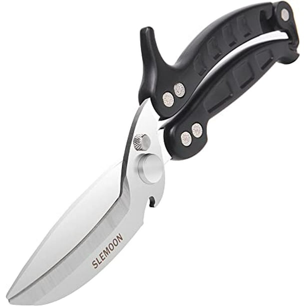 Kitchen Shears,Heavy Duty Spring Loaded Kitchen Scissors with Serrated ...