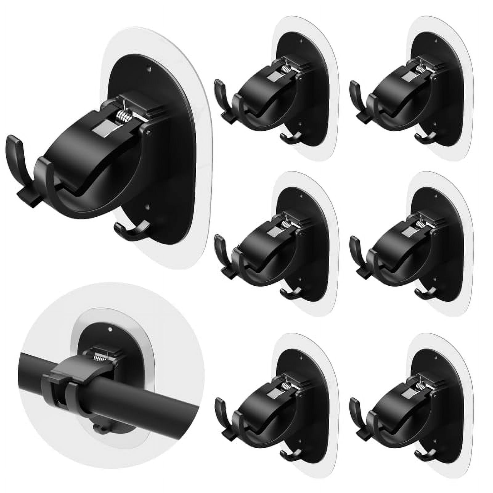 Click here for Amdohai 6pcs No Drill Curtain Rod Brackets No Dril... prices
