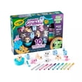 Crayola Scribble Scrubbies Glow Art Set, Washable Marker Craft Kit ...