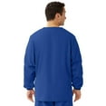 Medline AngelStat Snap-Front Scrub Jacket Cotton/Poly Blend - Walmart.com