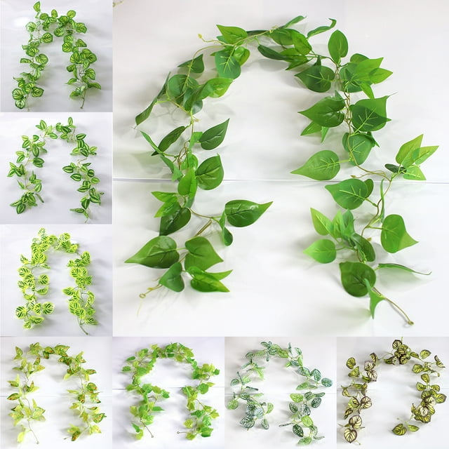 Shenmeida Fake Vines for Hanging Decor Artificial Greenery Garland Fake ...