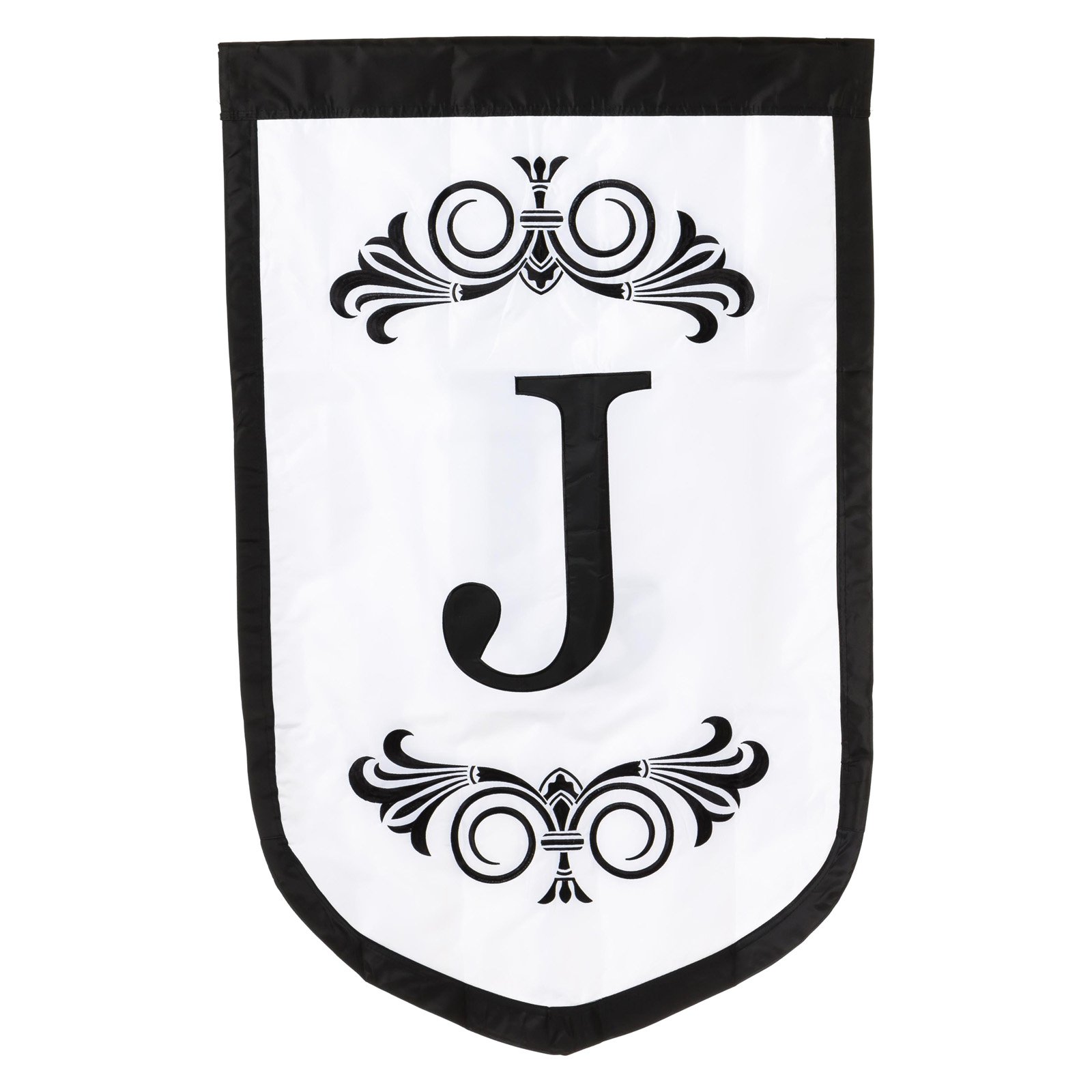 Royal Monogram House Flag - J - Walmart.com
