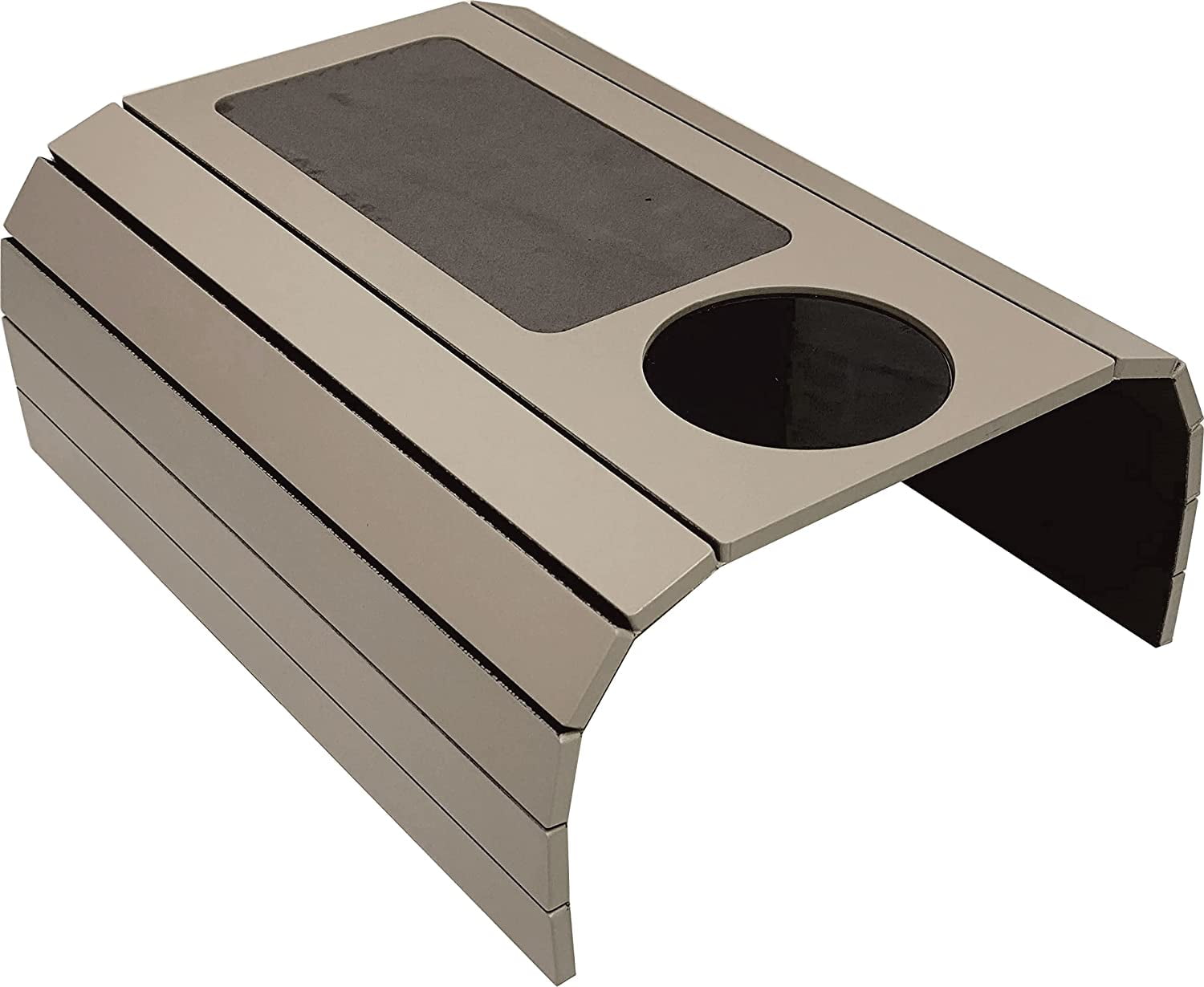 Meistar Sofa Tray Table w/Couch Cup Holder, Remote Control and ...