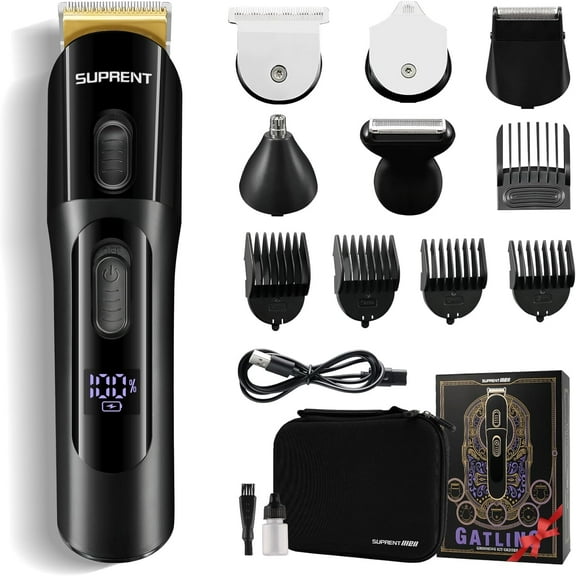 Multifunctional Beard Trimmer for Men, 4-in-1 Cordless Hair Clipper ...