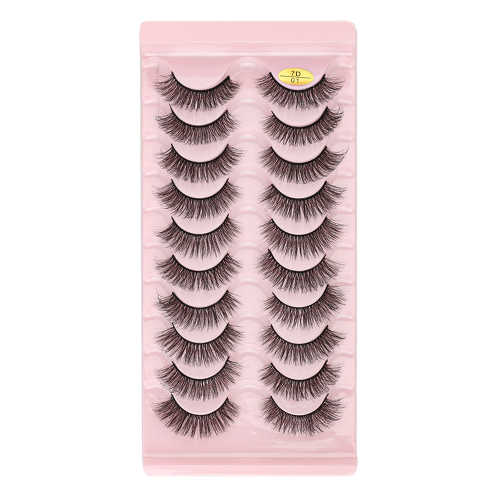 SEMIMAY Lashes Natural Look Eyelashes 10 Pairs Pack Individual Lashes ...