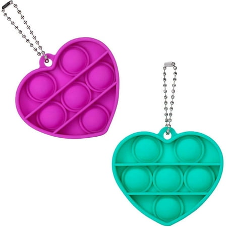 CPDD Mini Push pop Fidget Toy, Mini Fidget Keychain Toys, Simple Fidget ...