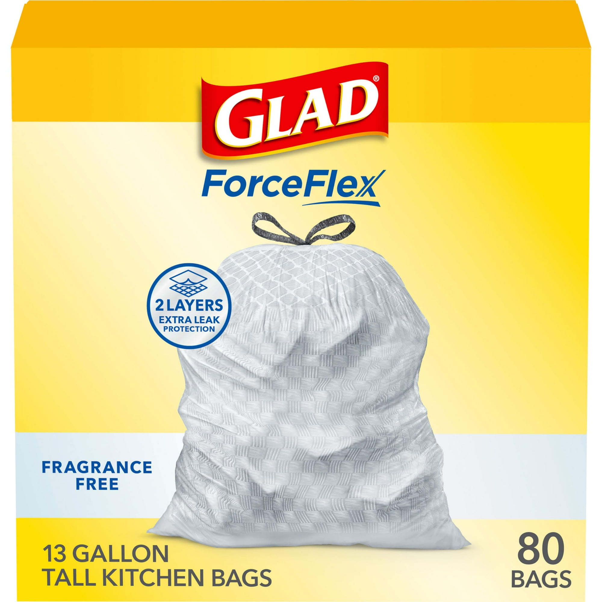 Click here for Glad Forceflex Tall Kitchen Drawstring Garbage Bag... prices