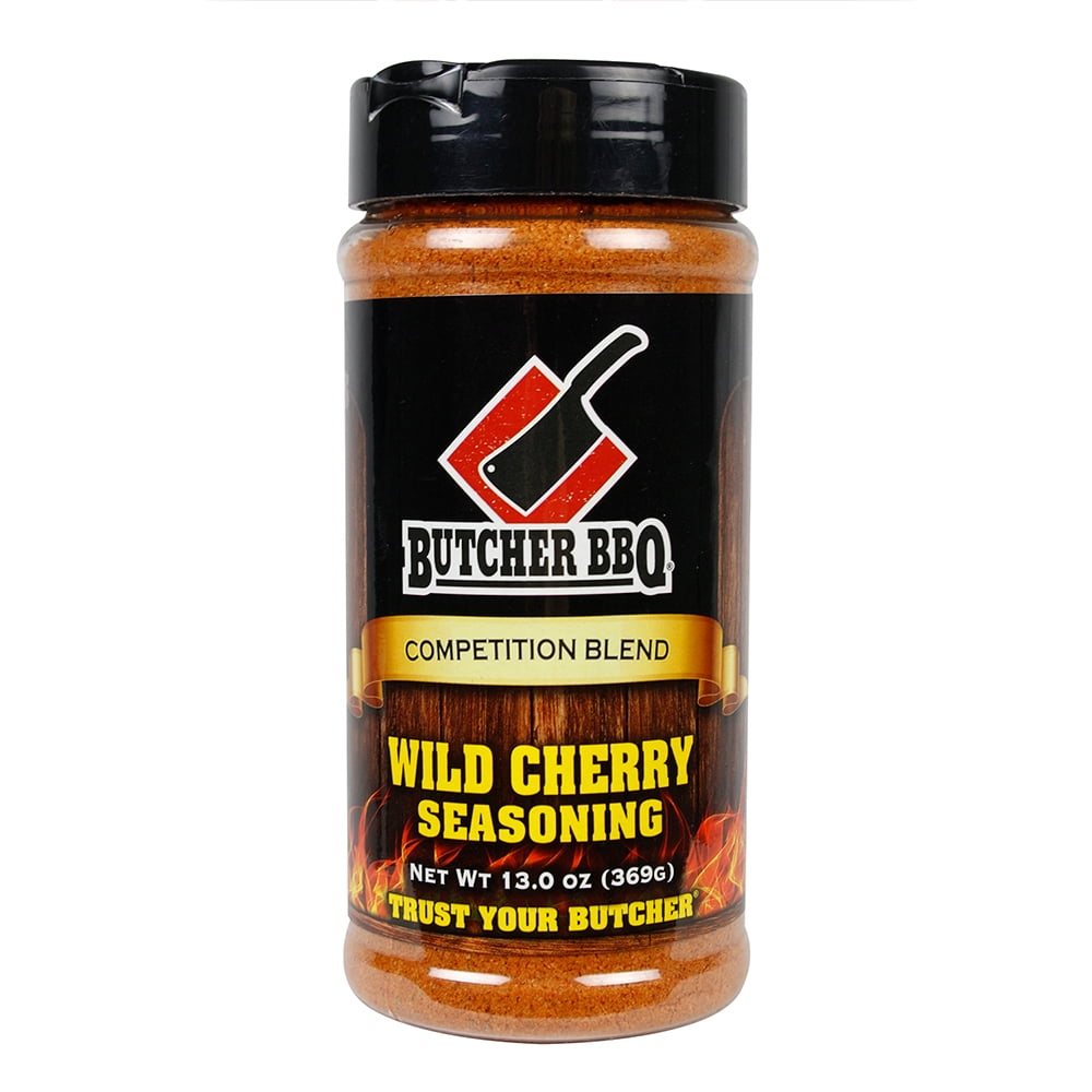 Butcher BBQ Wild Cherry Signature Blend 13 Oz BBQ Dry Rub Seasoning ...