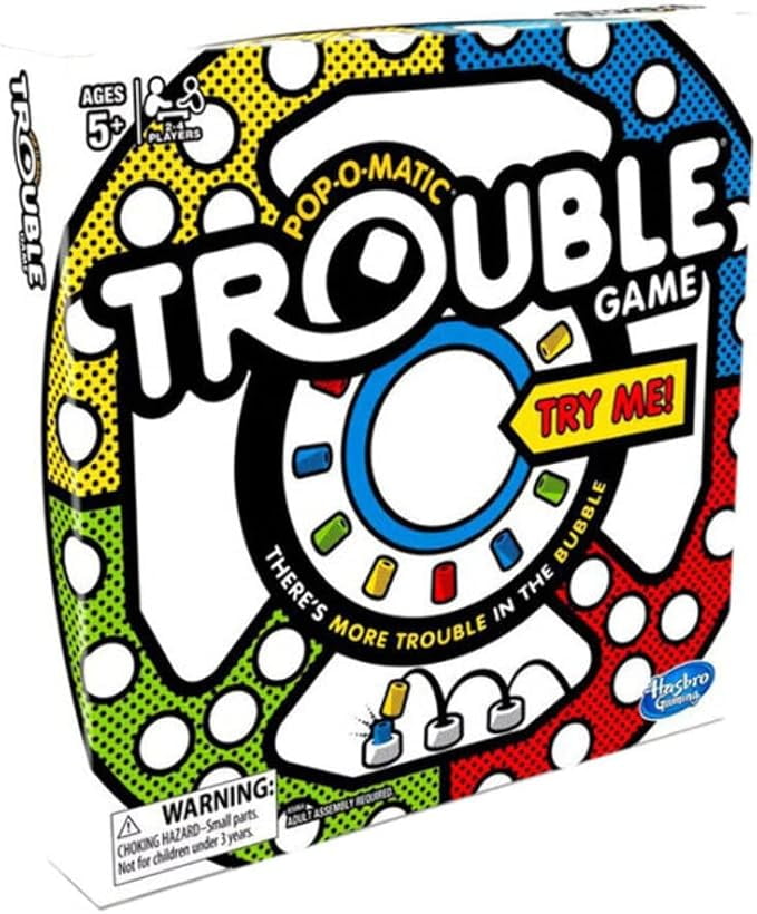 Juego De Mesa Hasbro Gaming Trouble Para Niños De 5 Años | Bodega ...