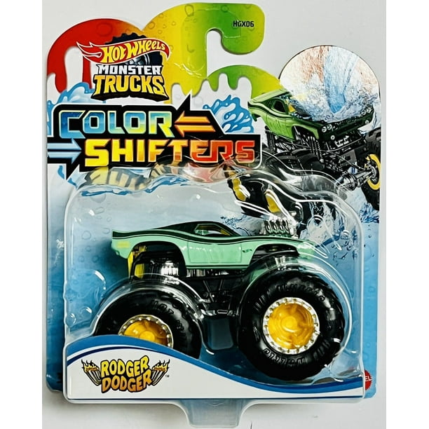 Hot Wheels Monster Trucks 1:64 Color Shifters, 1 Toy Truck For Kids ...