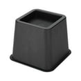 Walfront 4-Pieces Bed Risers, Chair Sofa Riser Wide Feet Lift Stands ...