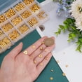 1 Box 900Pcs 18 Styles Alloy Spacer Beads Sets Donut & Bicone ...