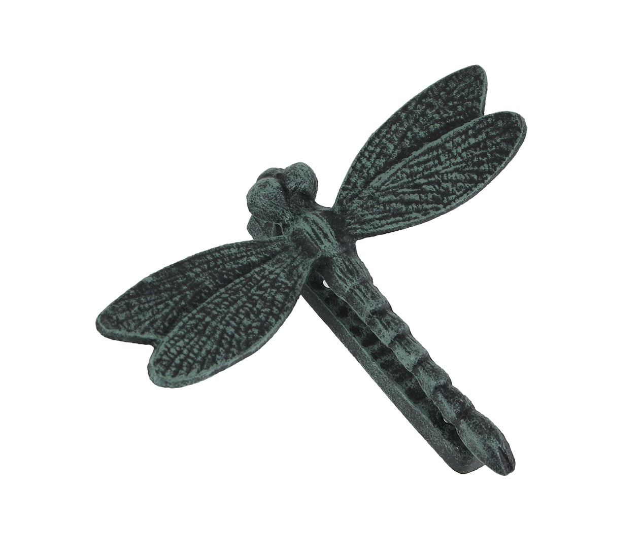 4 pc Cast Iron Dragonfly Bathroom Accessory Set Rustic Brown Home ...