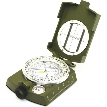 Hevihay Tactical Survival Compass with Lanyard & Pouch, Multifunctional ...