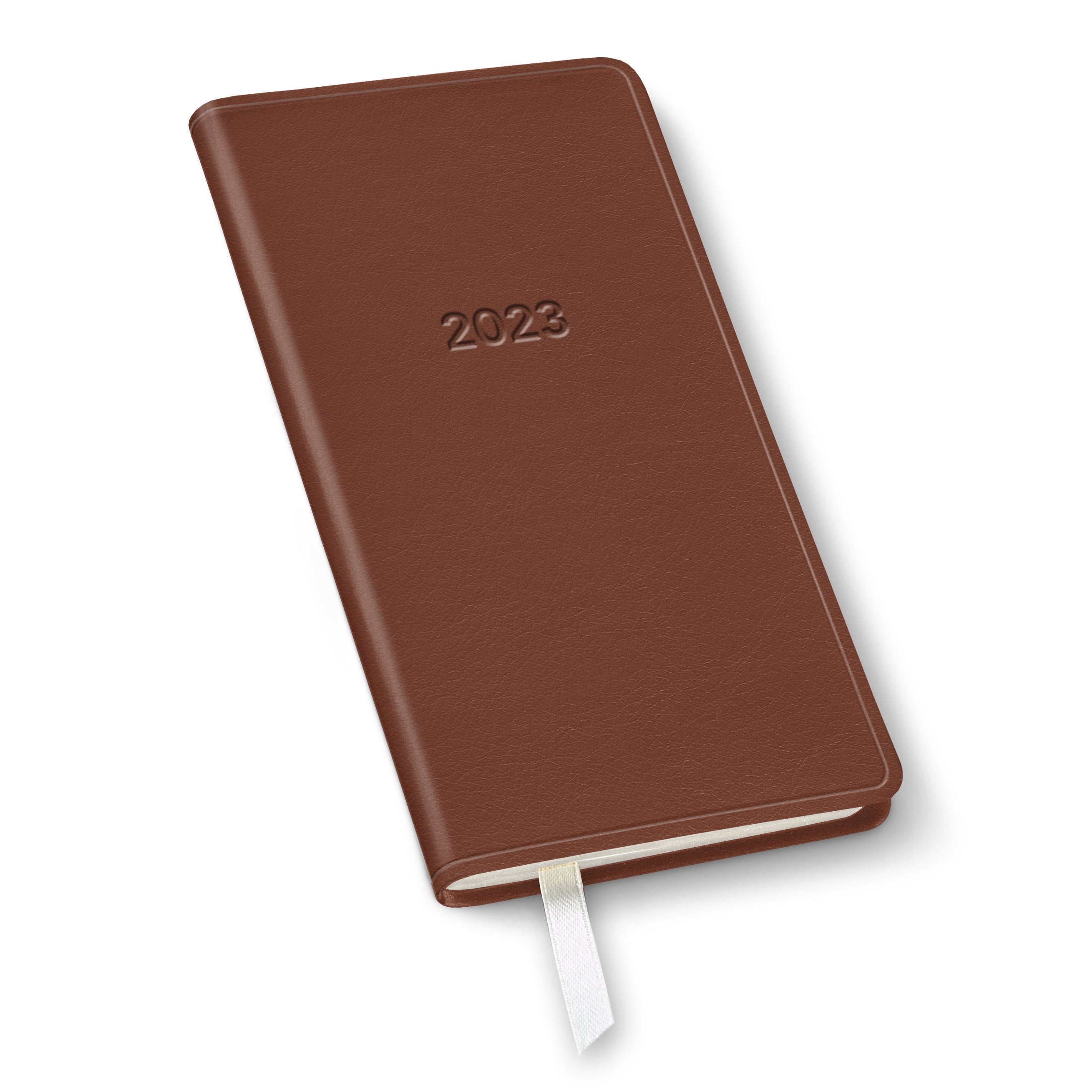 2023 Harbor Pocket Weekly Planner By Gallery Leather Cambridge Cognac 