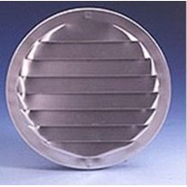 Maurice Franklin Louver 3 in. W X 3 in. L Gloss Brown Aluminum Mini ...