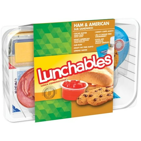 Oscar Mayer Lunchables Ham + American Sub Sandwich, 6.5 oz - Walmart.com