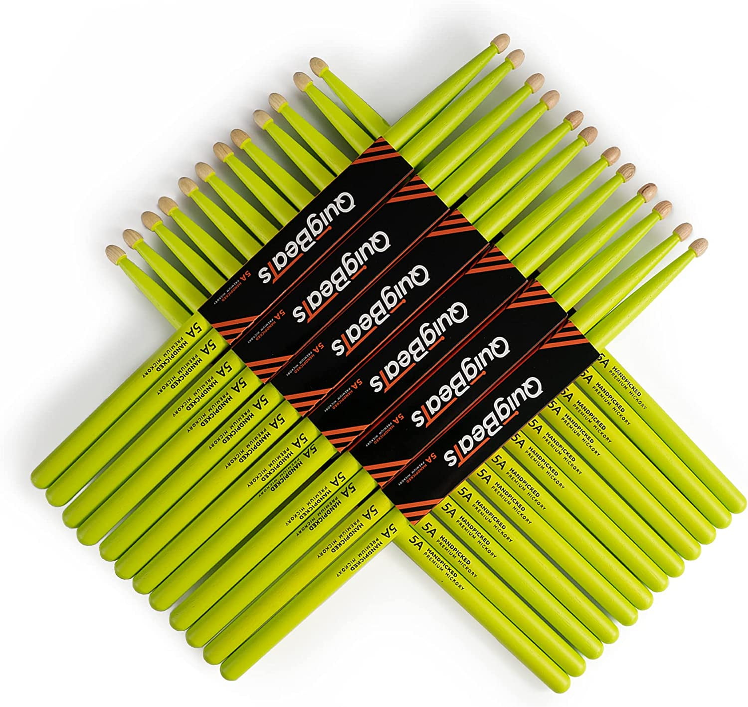 QuigBeats Drum Sticks, Hickory 5A Drumsticks, Drumsticks for Adults ...