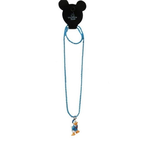 Authentic Disney Donald Duck Necklace on Blue Beaded Chain | Walmart Canada