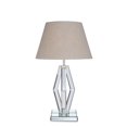 ACME Brook Mirrored and Chrome Table Lamp with LED Light Bulb - Walmart.com