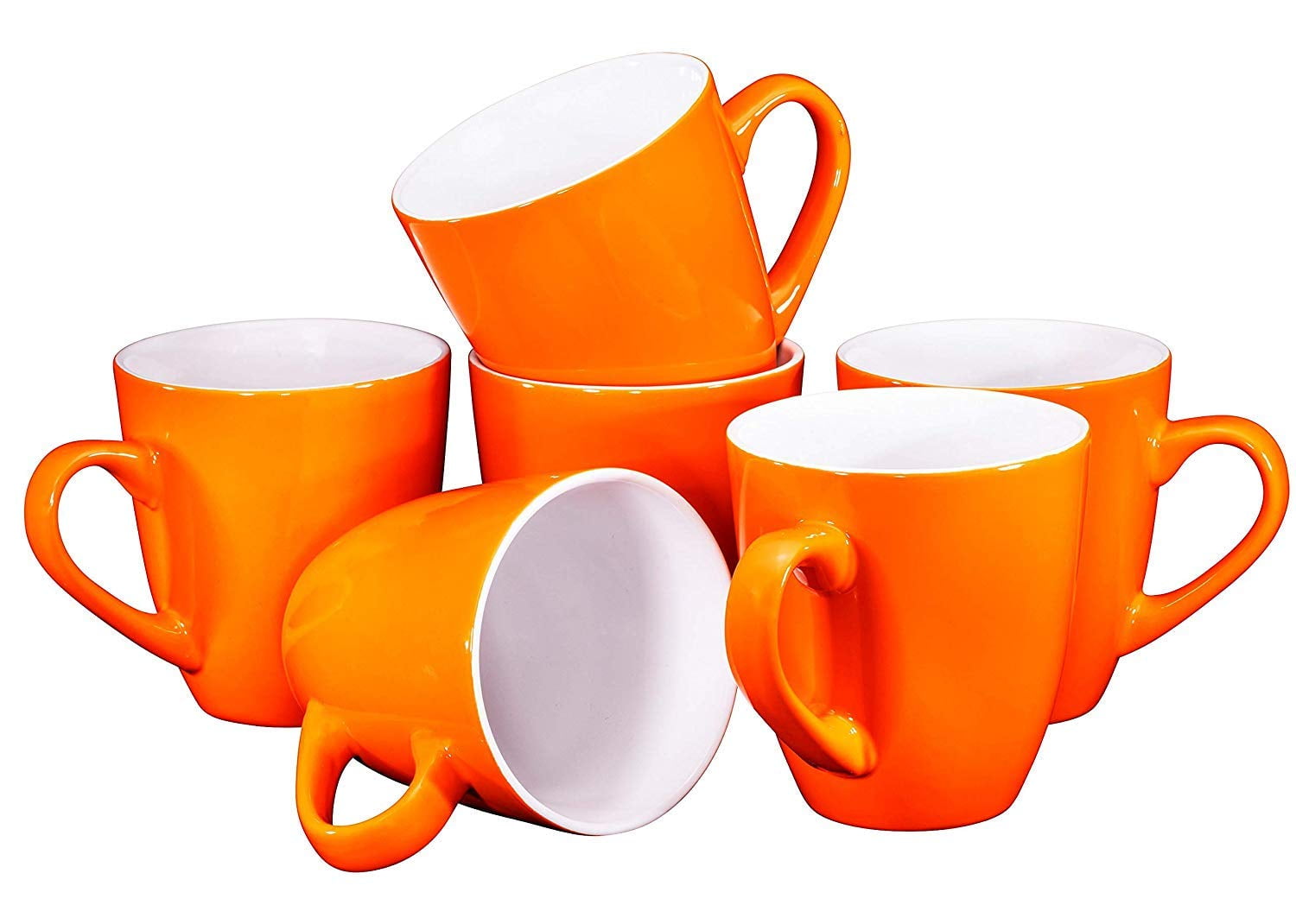 Bruntmor | Coffee Mug Set Set Of 6 Large-Sized 16 Ounce Ceramic Coffee ...