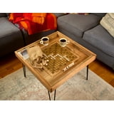 Rustic Scrabble Coffee Table with removable top - letter tiles included ...