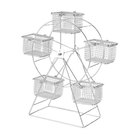 Rotating Food Display Stand Dessert Carrier Nuggets Basket for Carnival ...