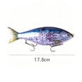 Blarkrus Glide Bait Fishing Lure, Sinking S-Wave Action with Swimbait ...