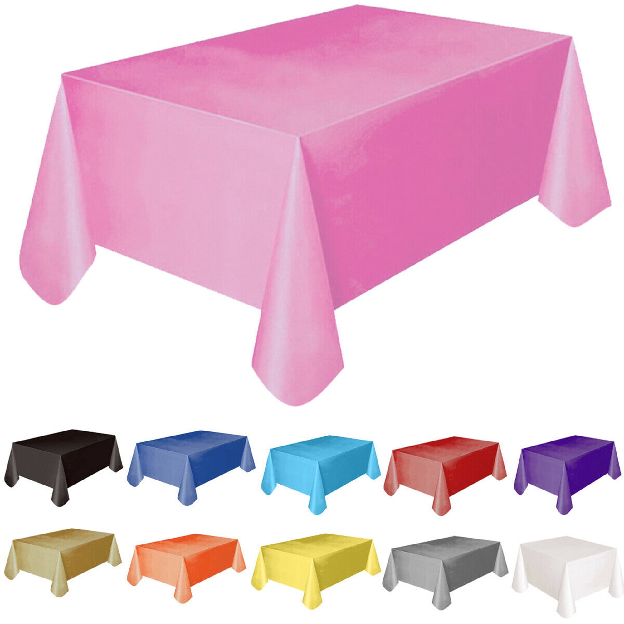KelaJuan Waterproof Tablecloth Solid Color Stain Resistant Square ...