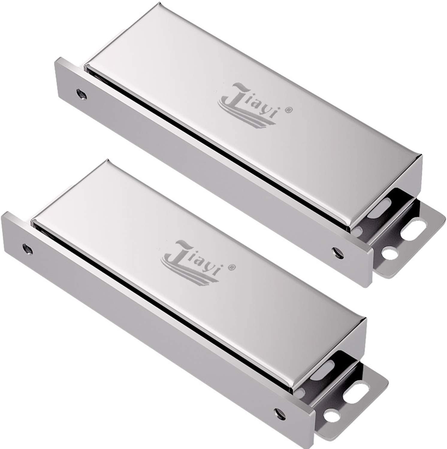 Magnetic Door Latch 2 Pieces Cupboard Door Magnet Stainless Steel Latch ...