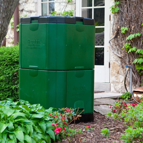 Exaco 123 Gal. Aerobin 400 Insulated Compost Bin â Green - Walmart.com