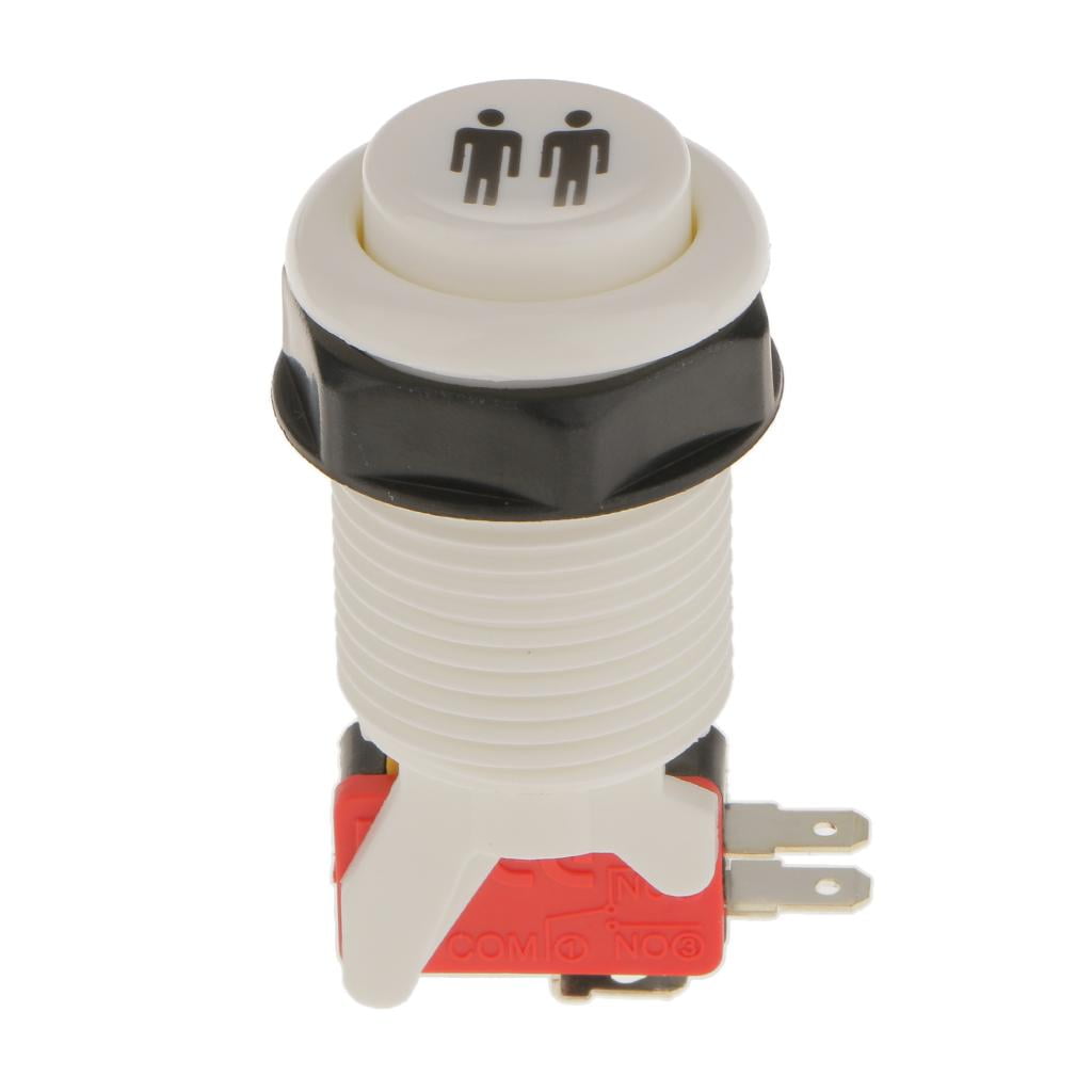 2 Long Push Button Micro Switch for Arcade Multicade - Walmart.com
