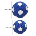 Agiufgs Dog Soccer Ball Toy Latex 2, Interactive Fetch and Tug Toy, for ...