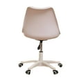 Yesfashion Adjustable Rolling Chair, Armless Office Chair, Ergonomic ...