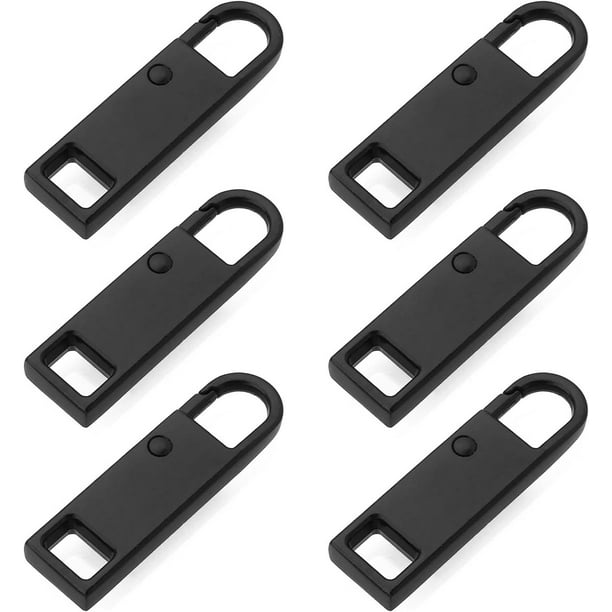 6 Pieces Zipper Slider, Replacement Zipper, Universal Zipper, Removable ...