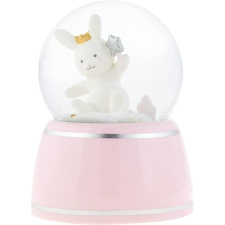 , Bunny Snow Globe, Blows Shimmer and Lights Up, Nursery, Birthday ...