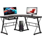 Eureka Ergonomic 47x23 Inch Computer Desk, Black Office Desk with Free ...