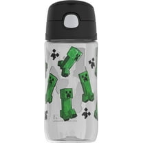 Thermos Kids Plastic Bottle with Chug Spout, Minecraft, 16 Fluid Ounces ...